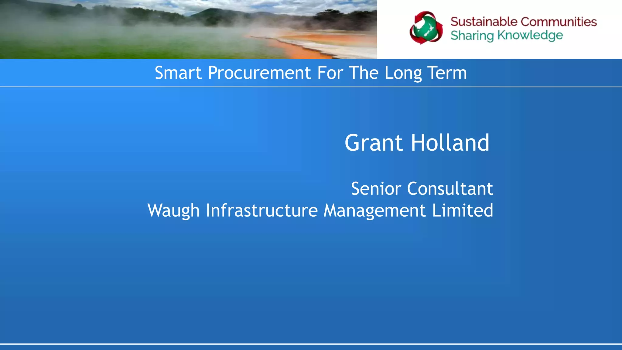 Smart Procurement for the Long Term | PPTX