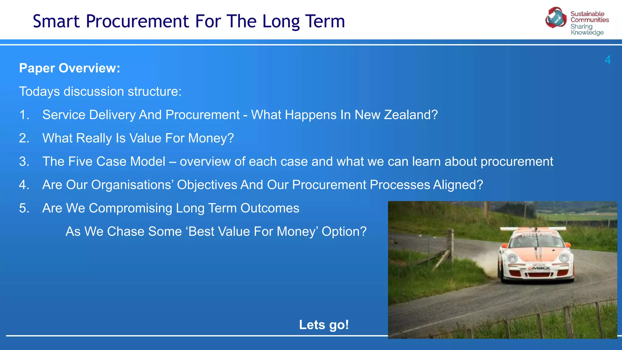 Smart Procurement for the Long Term | PPTX