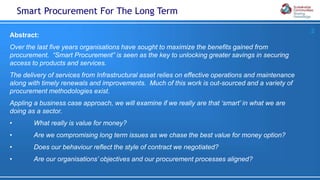 Smart Procurement for the Long Term | PPTX