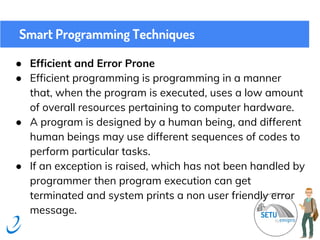 Essential Smart Programming Techniques that gets you hired by Tech ...