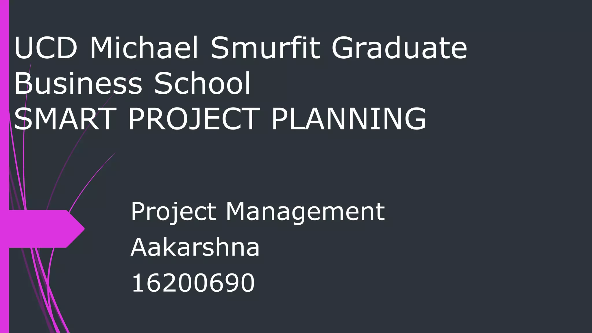 Smart project management | PPT