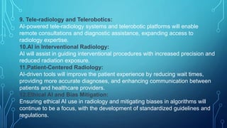 SMART RADIOLOGY : AI INNOVATIONS | PPTX
