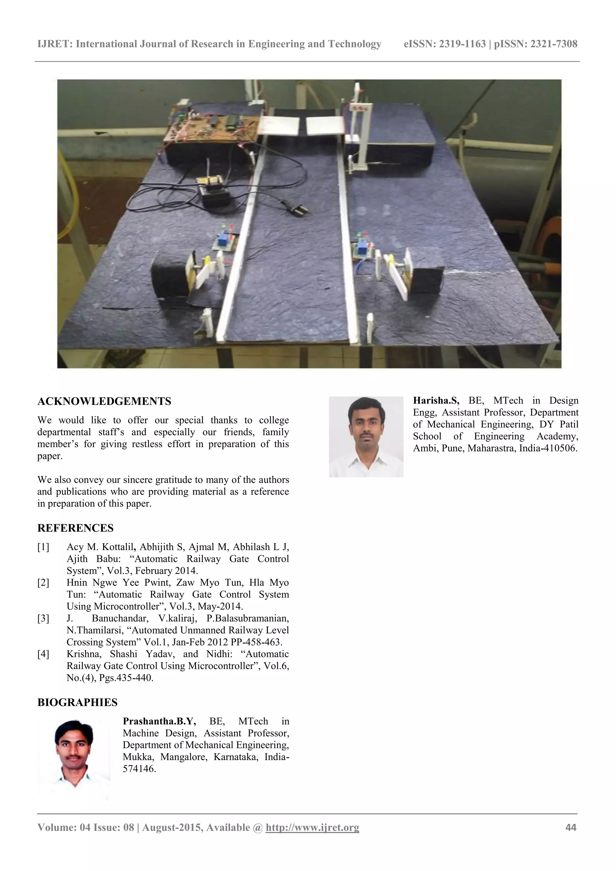 Smart railway crossing embedded with automated platform bridge | PDF