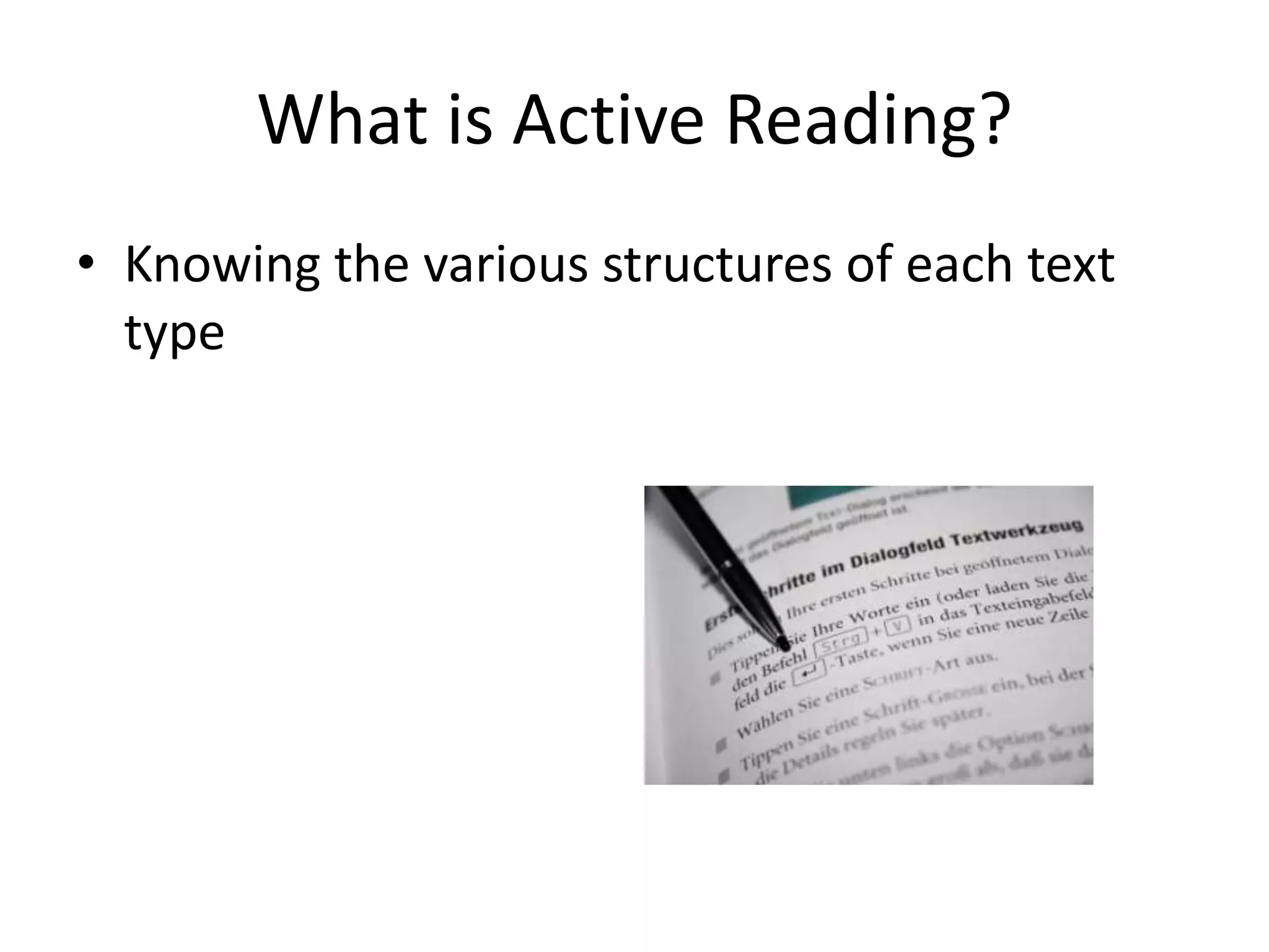 Smart reading part 1 active and passive reading | PPTX