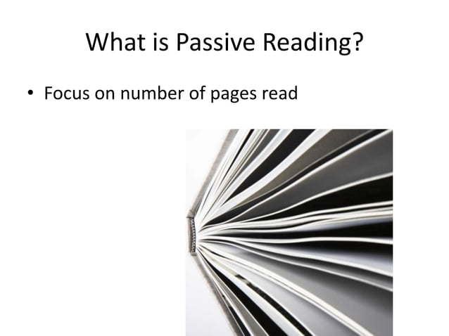 Smart reading part 1 active and passive reading | PPTX