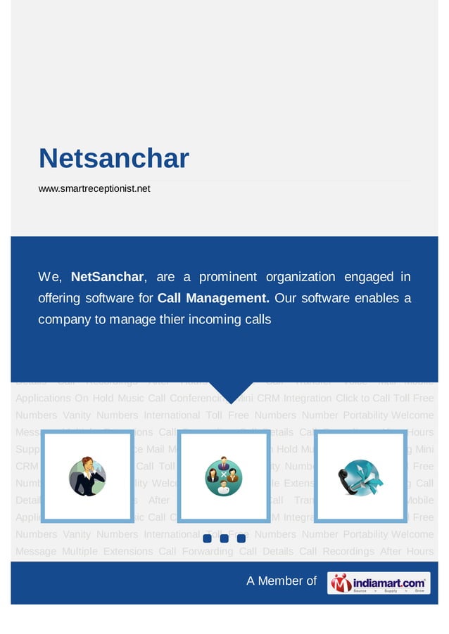 Netsanchar, Kolkata, Features of Smart Receptionist | PDF