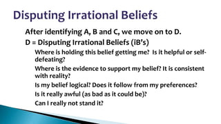 The ABCs | SMART Recovery | PPTX