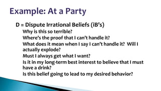 The ABCs | SMART Recovery | PPTX