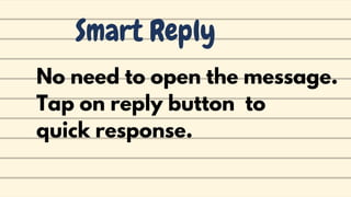 SmartReply (iOS 12 feature) | PDF