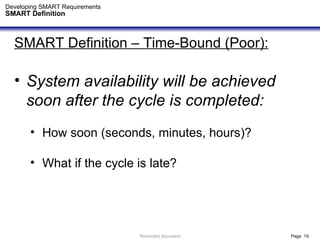 SMART Requirements | PPT