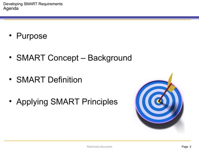 SMART Requirements | PPT