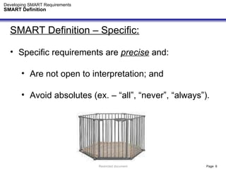 SMART Requirements | PPT