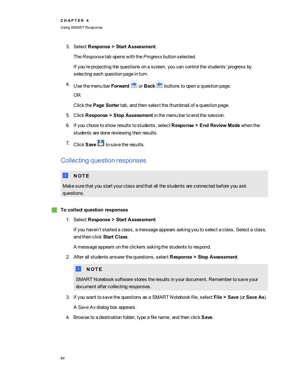 SMART PE Response Guide