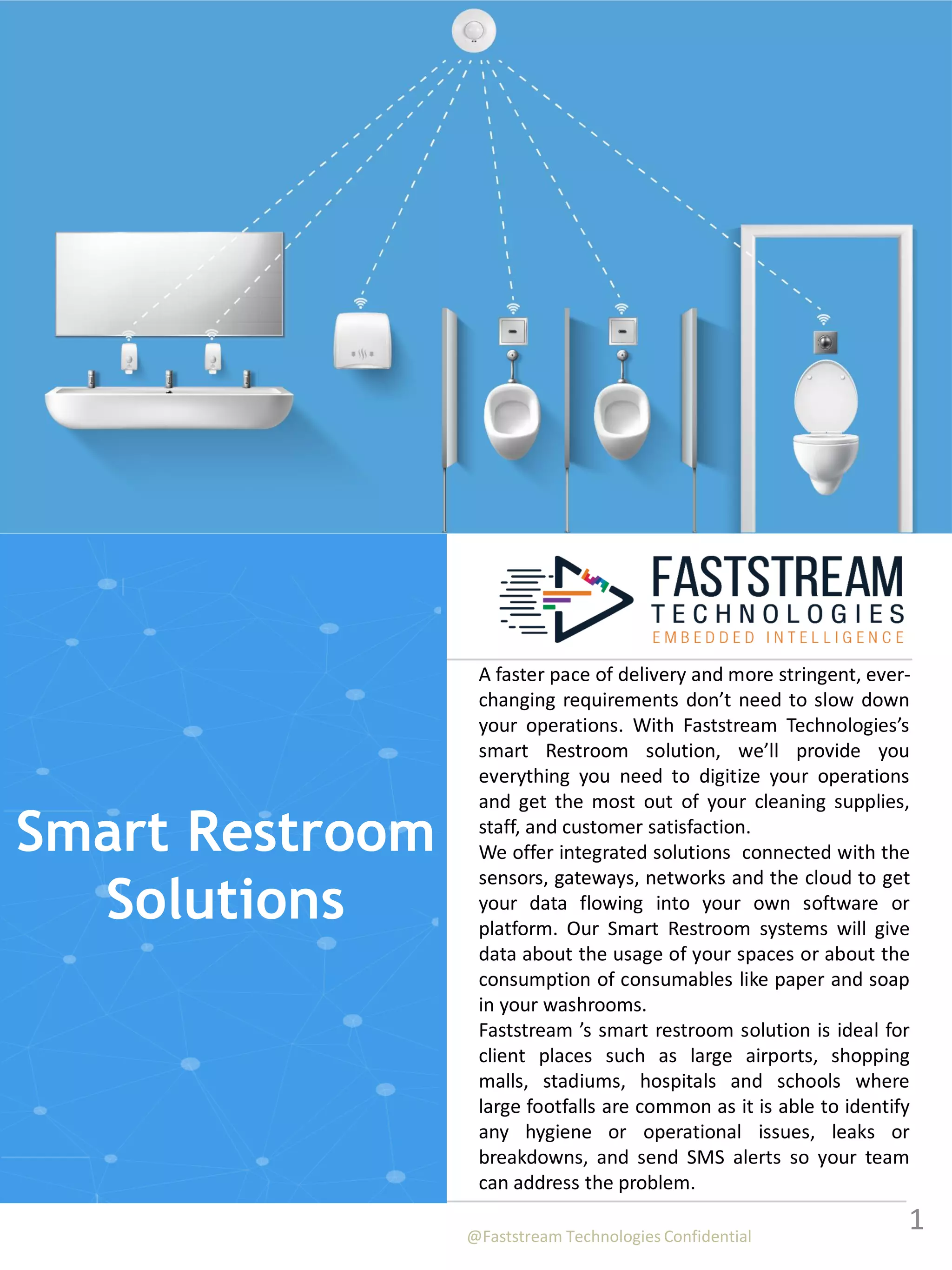 Smart restroom solutions | PDF | Business | Business and Finance