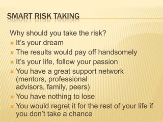 Smart Risk Taking | PPT