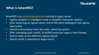 SmartRIS low cost automated ingress detection | PDF