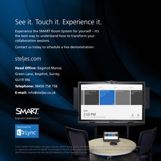 SMART Room System Brochure - November 2013 | PDF