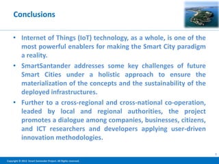 Smart Santander project Jose M. Hernandez Munoz | PDF