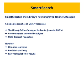 Smart search presentation | PPTX