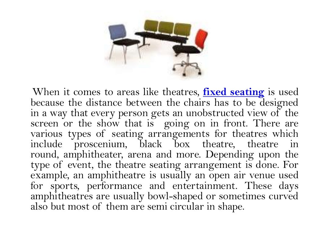 Smart seating systems –commercial