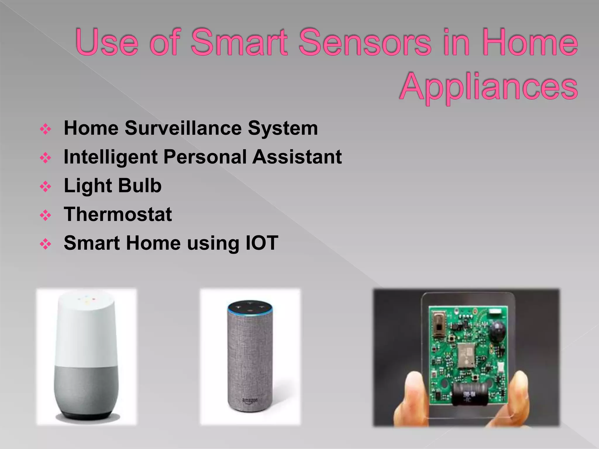 Smart Sensor | PPTX