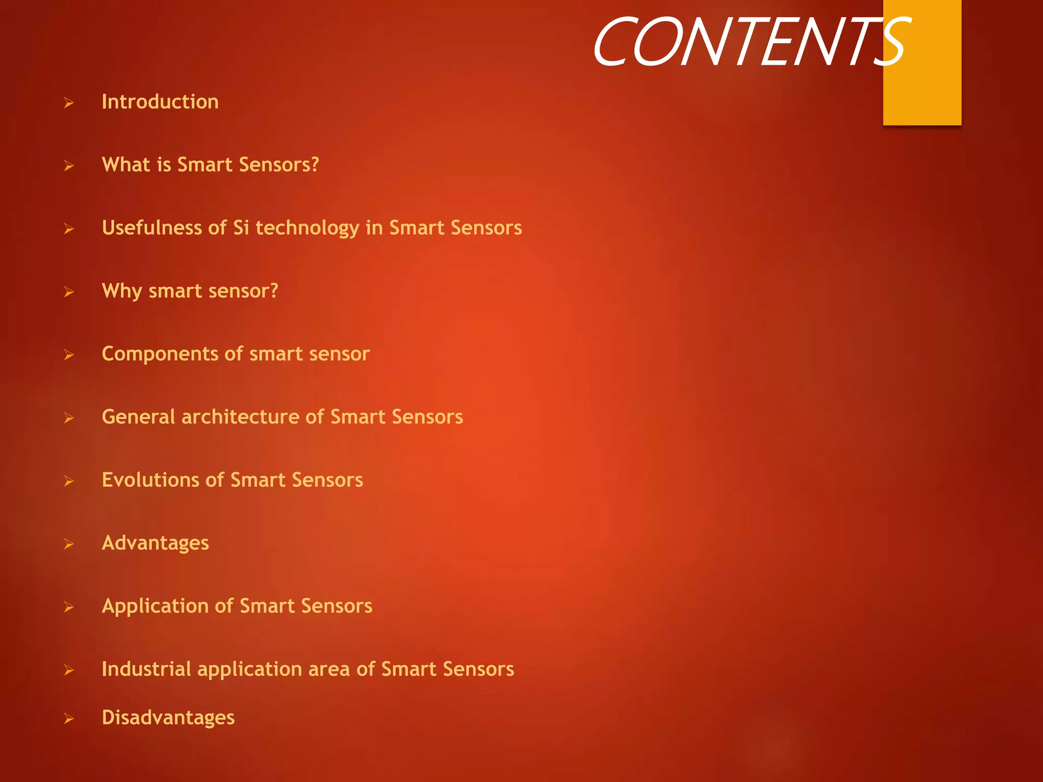 Smart sensor | PPT | Free Download