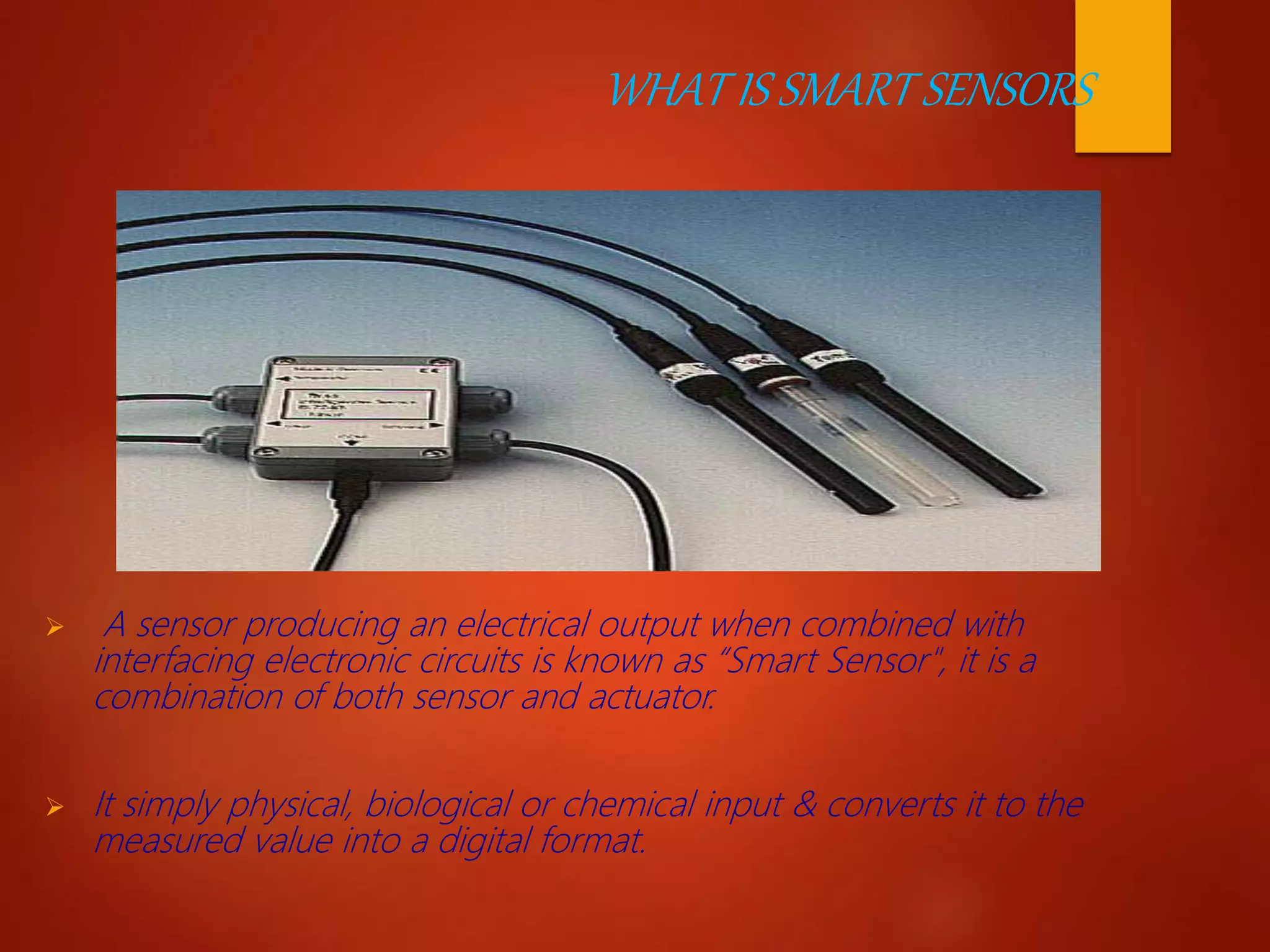 Smart sensor | PPT | Free Download