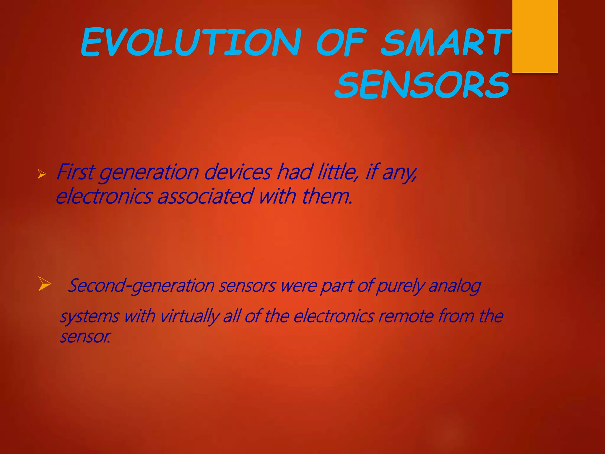 Smart sensor | PPT | Free Download