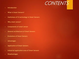 Smart sensor | PPT