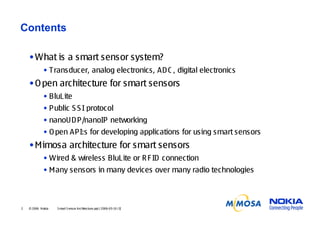 Smart sensor architecture 2006 | PPT