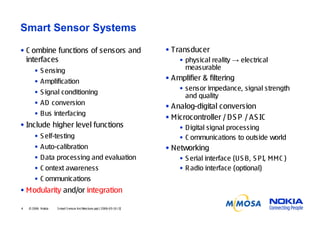 Smart sensor architecture 2006 | PPT
