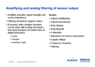 Smart sensor architecture 2006 | PPT