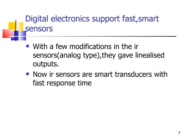 Smart sensors | PPT