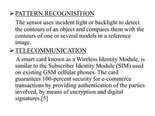 Smart sensors and their Application | PPTX