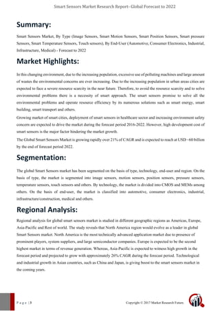 Smart sensors market | PDF