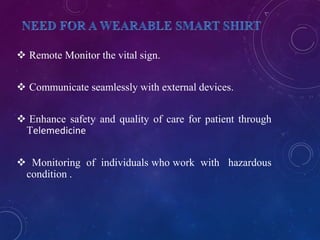Smart sensor technology in healthcare & protection | PPTX