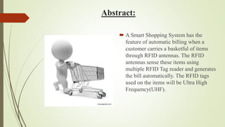 Smart shopping system using rfid | PPTX