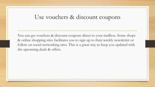 Smart shopping tips | PPTX