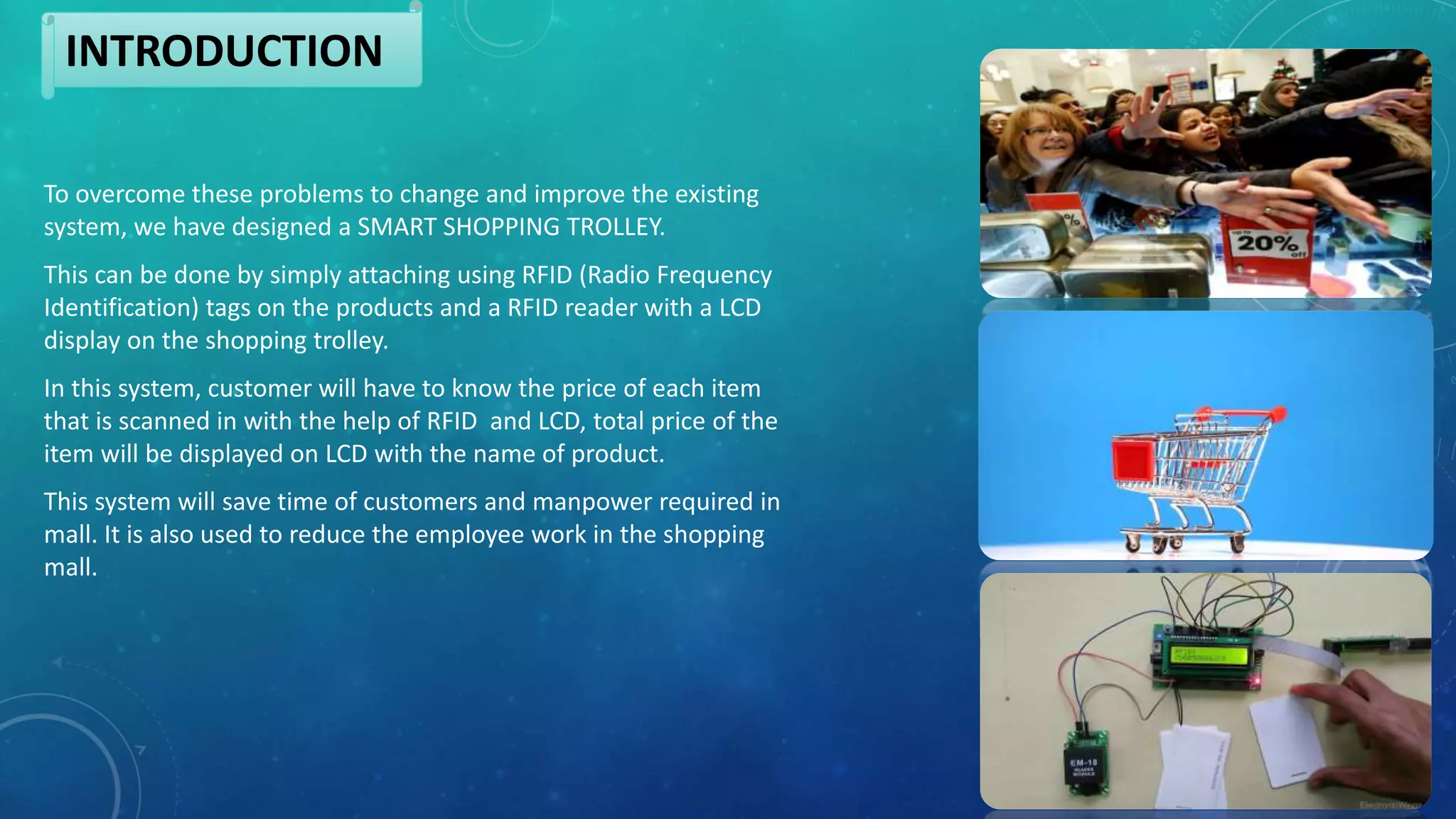 Smart shopping trolley. | PPTX