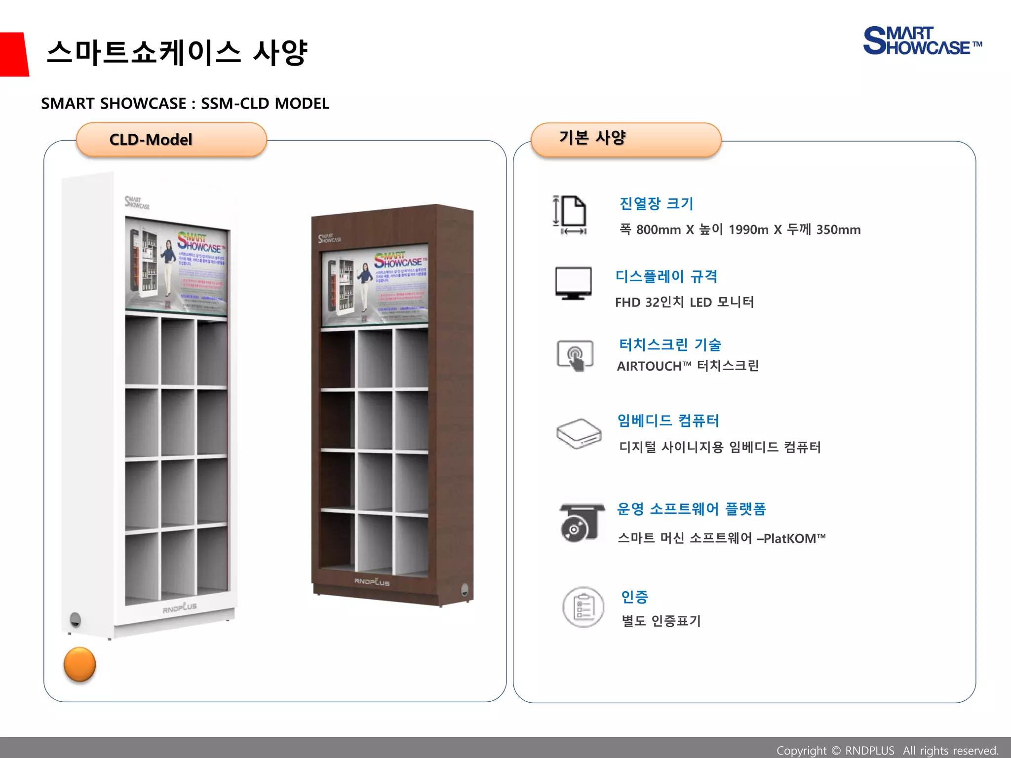 SMART SHOWCASE Model Specification | PPT