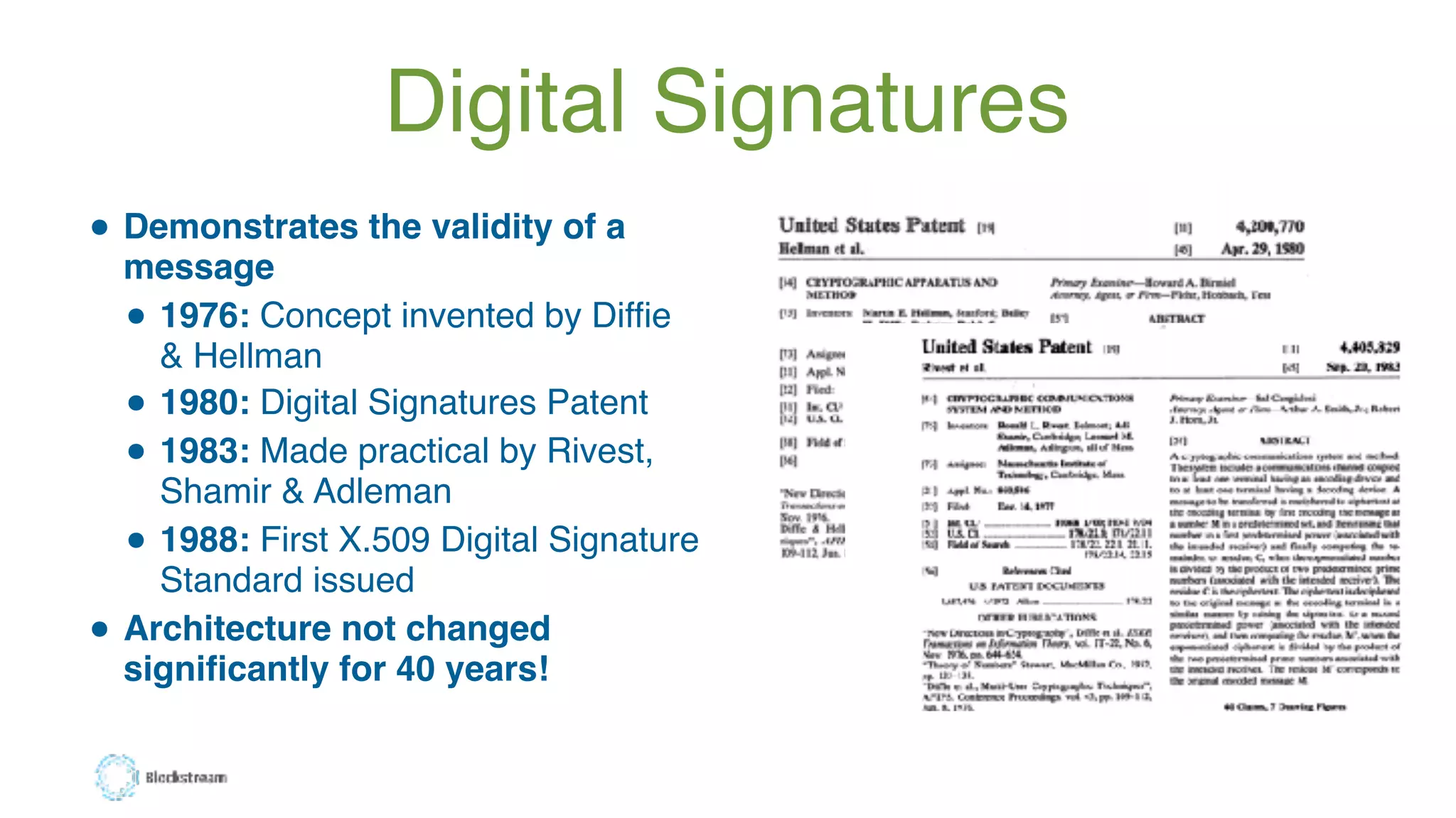 Smart Signatures—Experiments in Authentication (Stanford BPASE 2018 ...