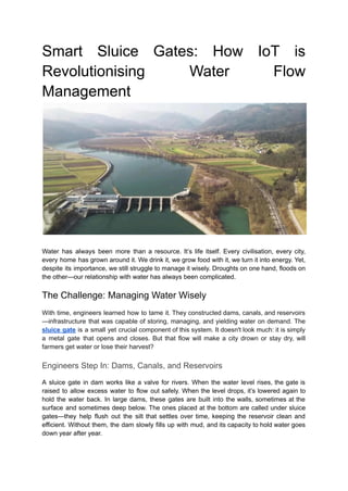 The Future of Water Control: Smart Sluice Gates for Efficient Resource ...