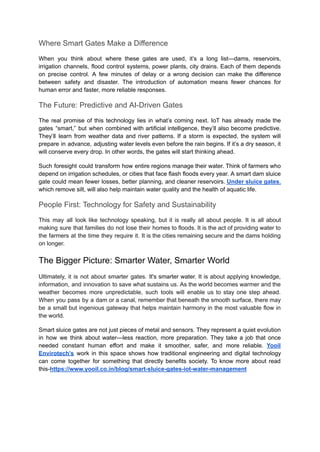 The Future of Water Control: Smart Sluice Gates for Efficient Resource ...