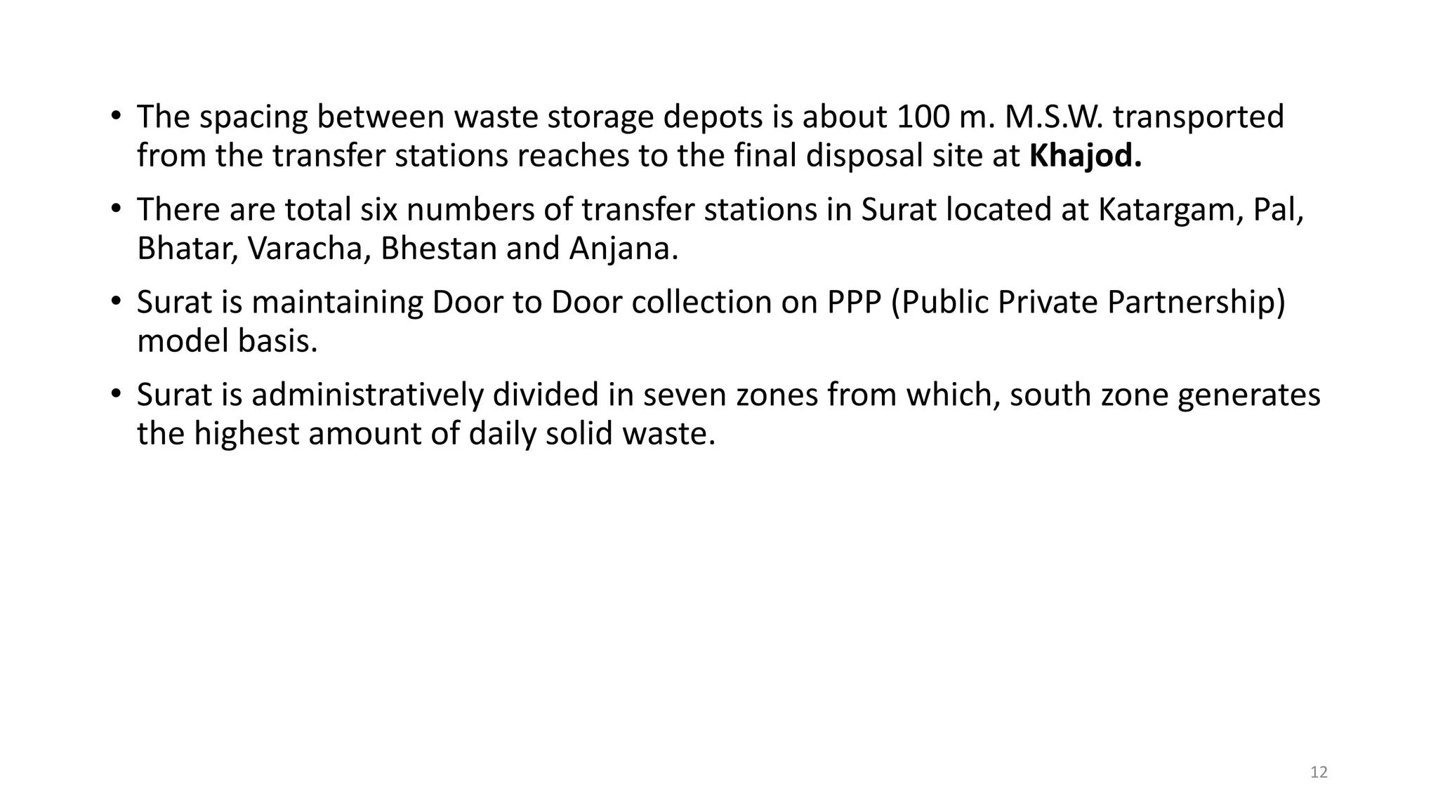Smart solid waste management-surat city. | PPTX