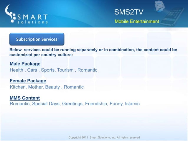 Smart Solutions Profile | PPSX