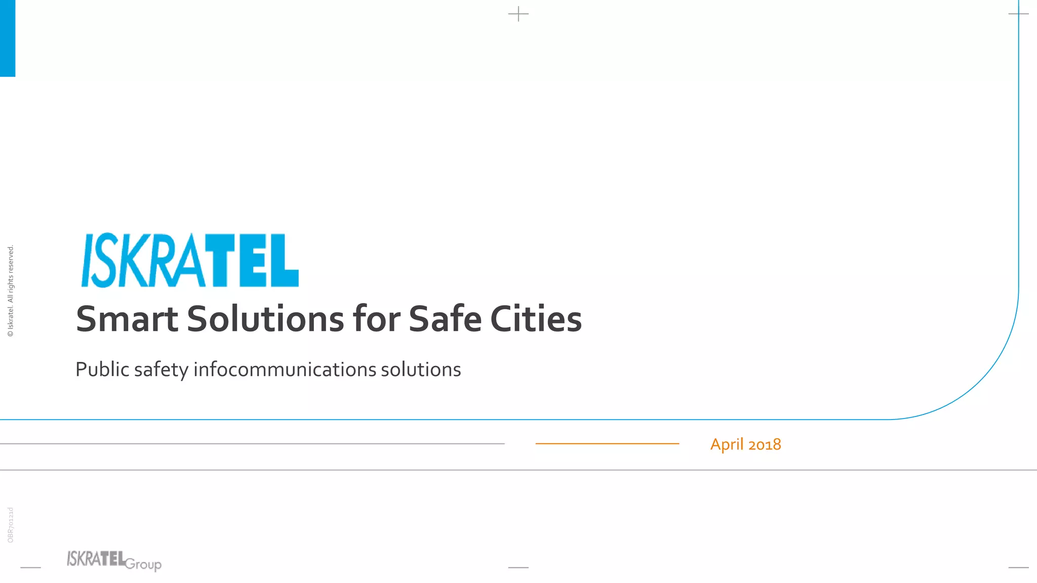 EENA 2018 - Smart Solutions for Safe Cities | PPT