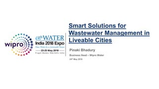 Smart solutions for wastewater management in liveable cities may 2018 | PDF