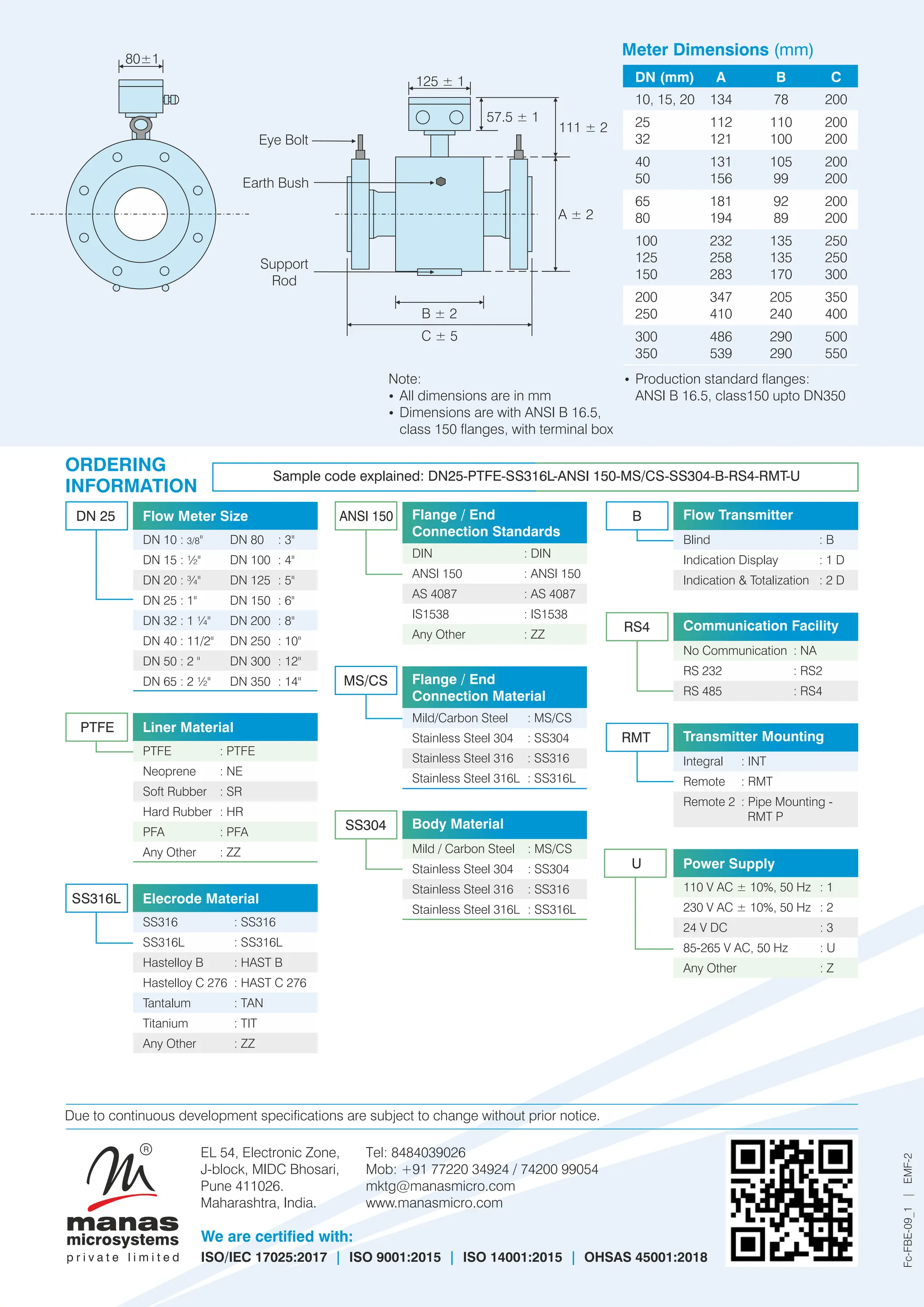 Full Bore Smart Electromagnetic Flow Meter | PDF