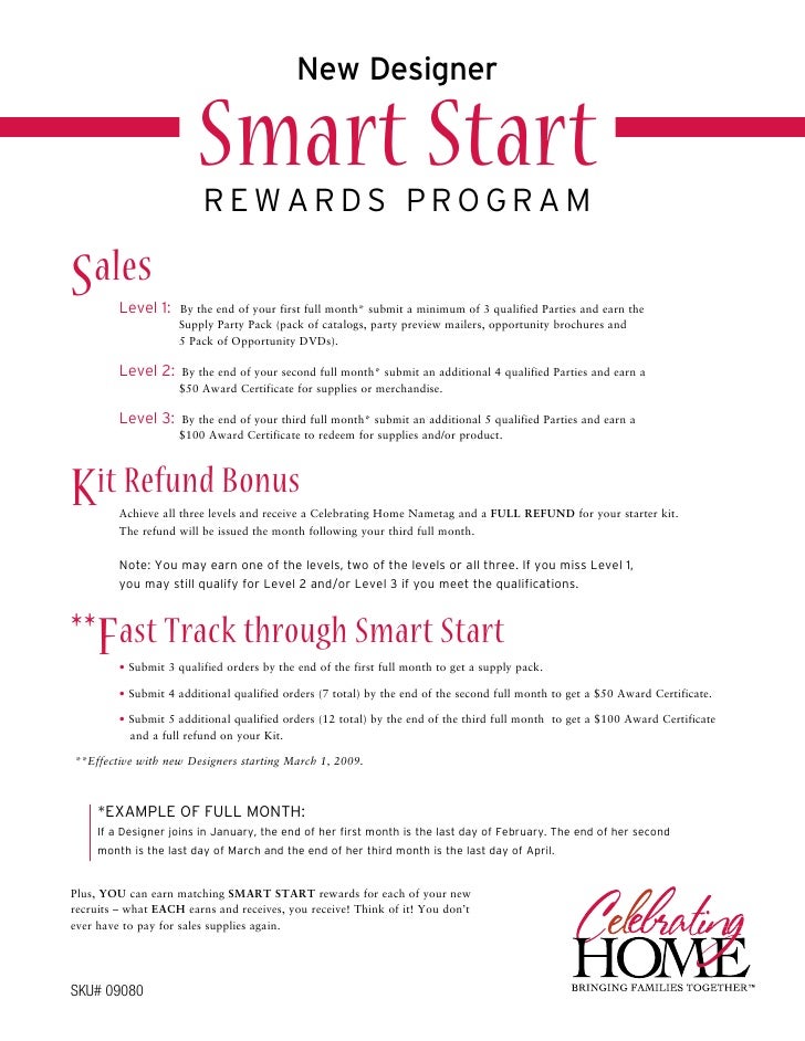 Smart Start Rewards Program