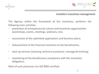 #ISVwebinars n° 1: Smart&Start Italia - Daniela Patuzzi | PPT